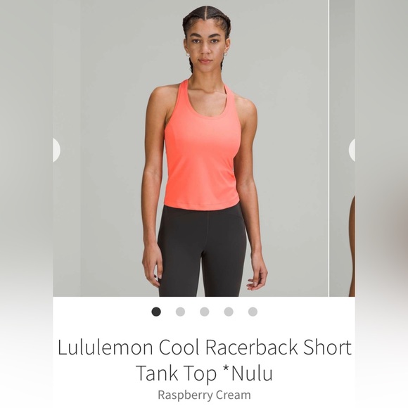 lululemon athletica | Tops | Lululemon Cool Rb Short Tank Raspberry Cream 4 | Poshmark